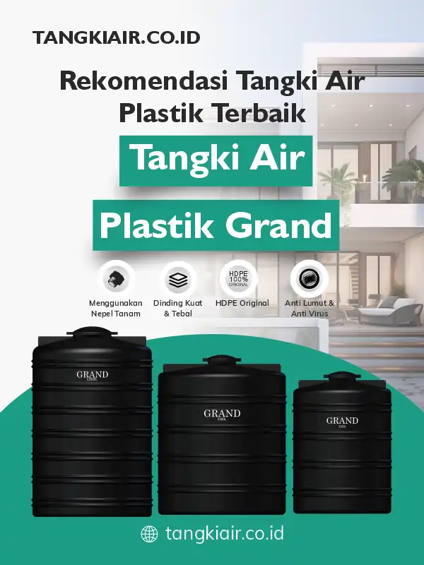 5 Alasan Memilih Tangki Plastik dan Rekomendasinya - Tangki Air
