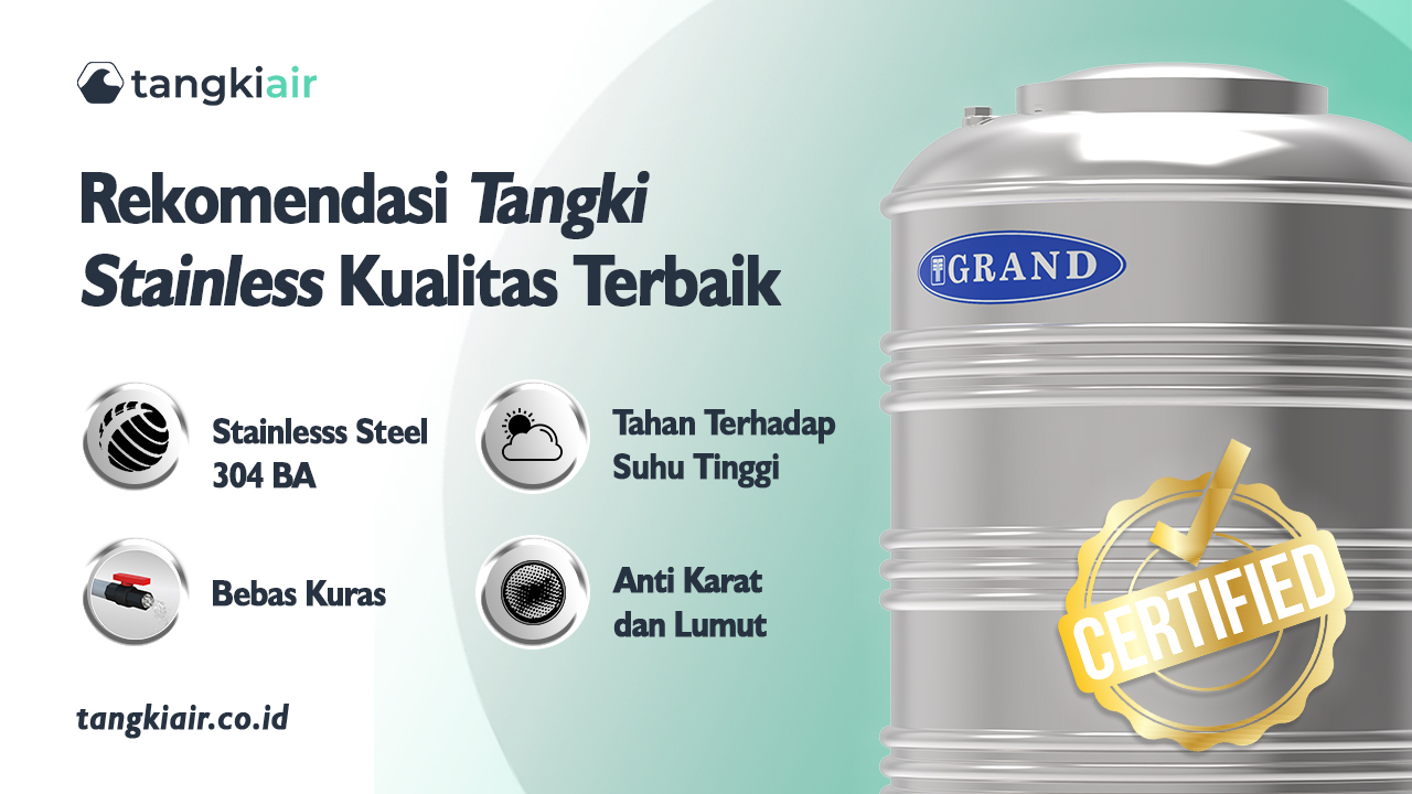 Perbandingan Tangki Stainless dan Plastik, Tahan Lama Mana? - Tangki Air