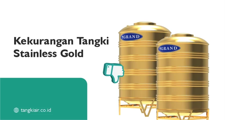 Review Tangki Stainless Gold, Keunggulan dan Kekurangannya - Tangki Air