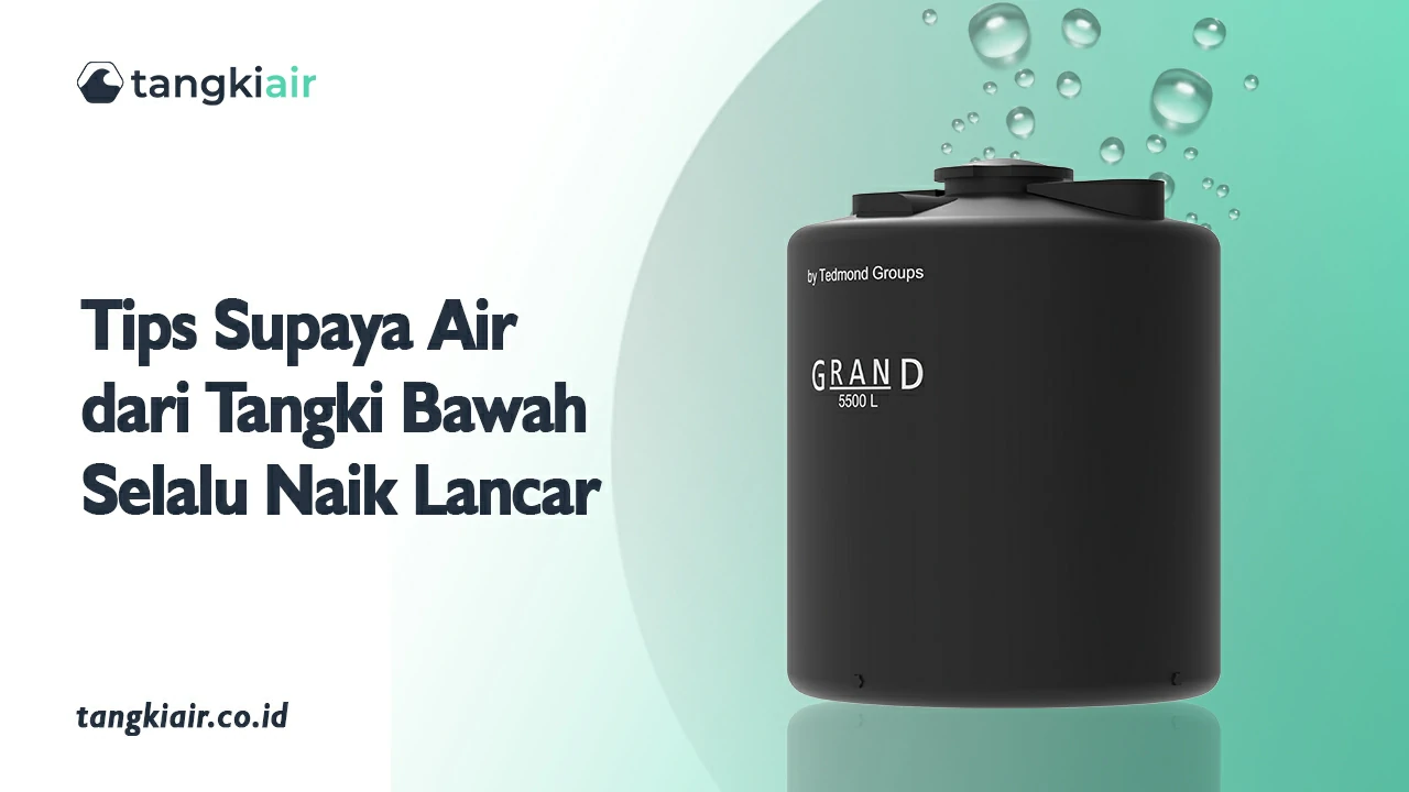 Begini Cara Kerja Tangki Bawah Agar Air Naik - Tangki Air