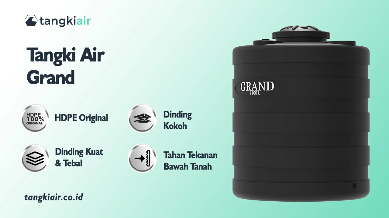 Tangki Air Dengan Lapisan HDPE Untuk Air Bersih - Tangki Air