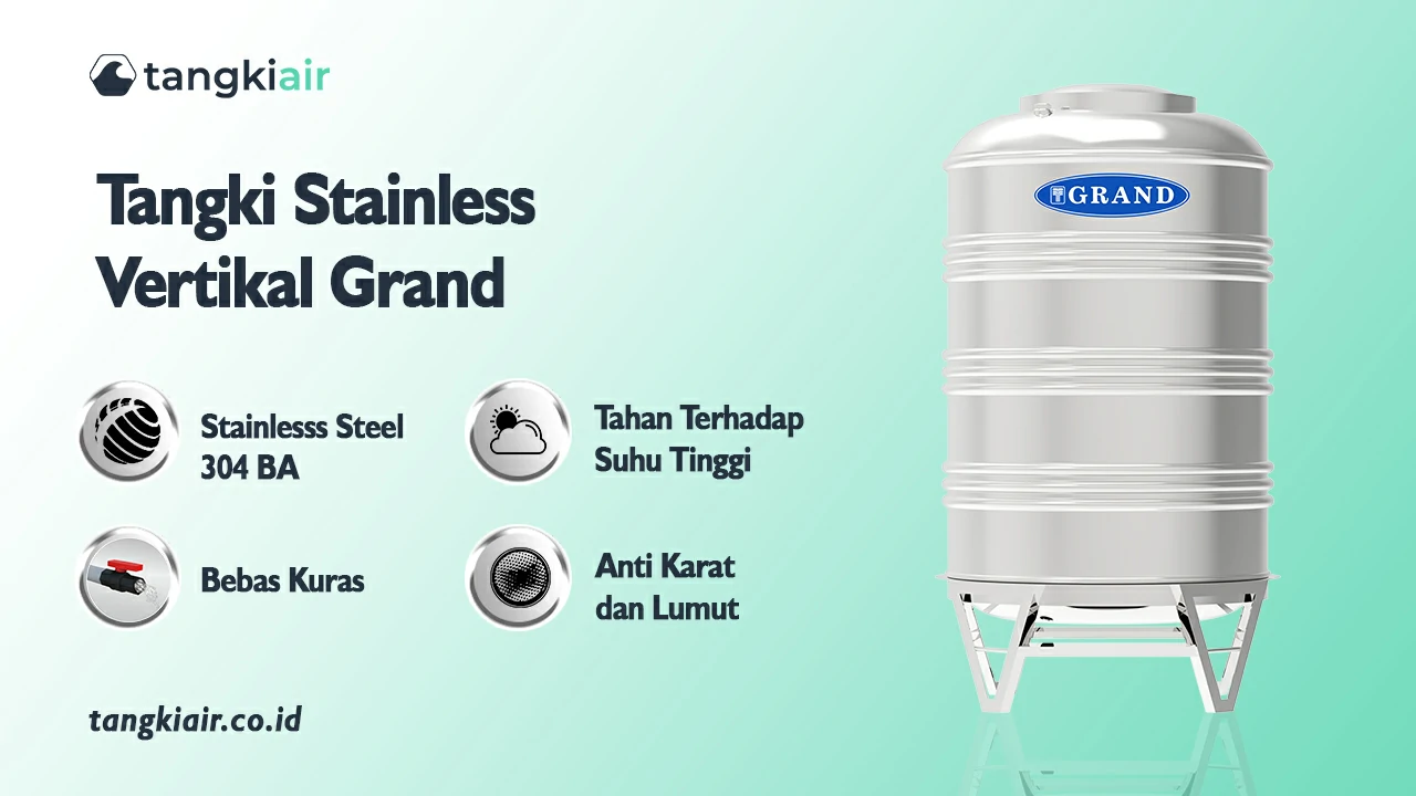 Struktur Tangki Stainless Vertikal Dan Keunggulannya - Tangki Air