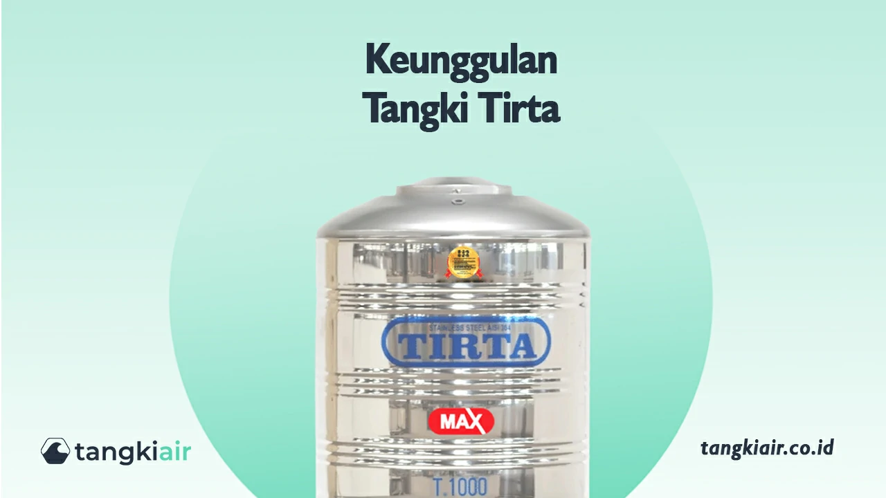 Review Tangki Tirta Ukuran 840 Liter - Tangki Air