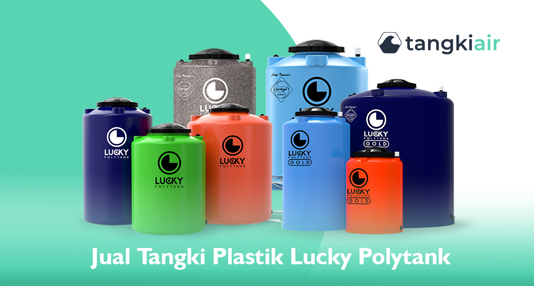 Jual Tangki Plastik Lucky Polytank Bergaransi Resmi - Tangki Air