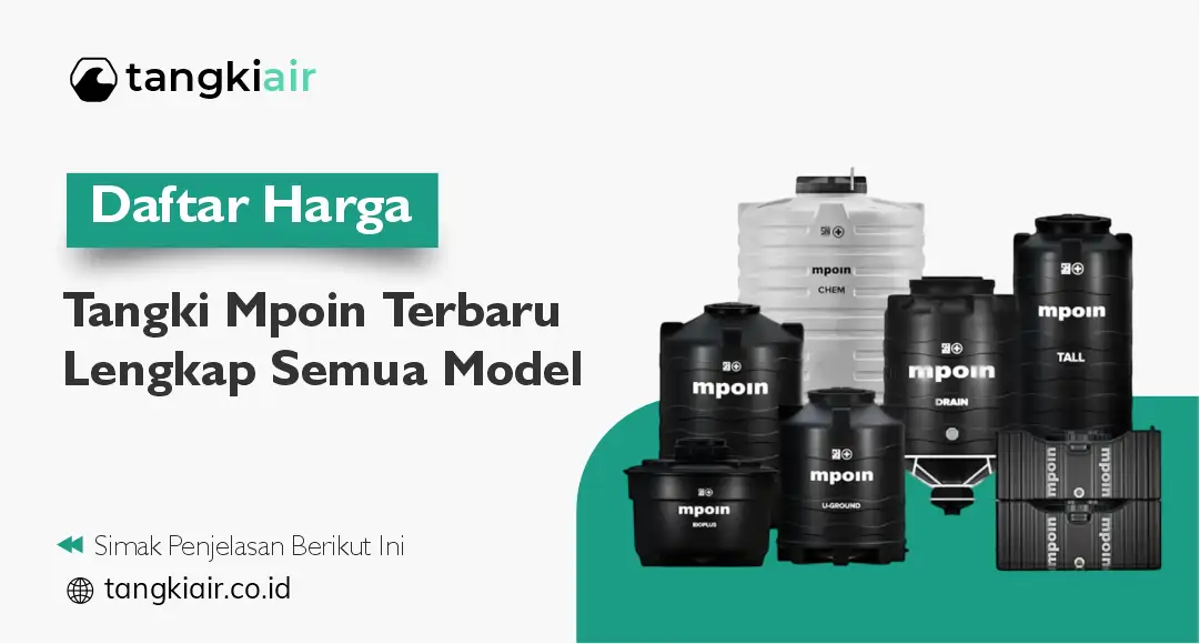 Daftar Harga Tangki Mpoin Terbaru Lengkap Semua Model - Tangki Air