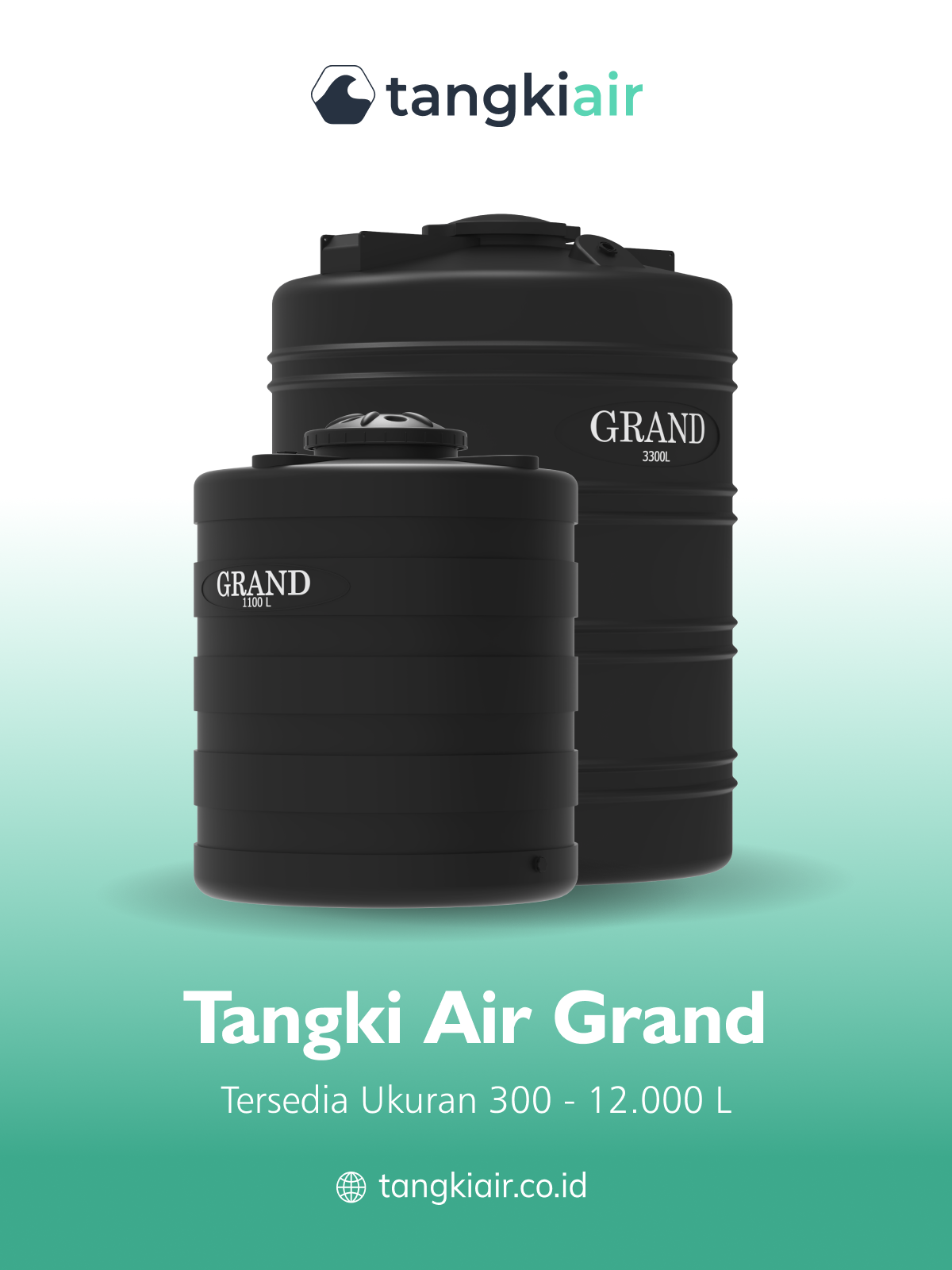 Tangki Air Ramah Lingkungan HDPE Anti Limbah - Tangki Air